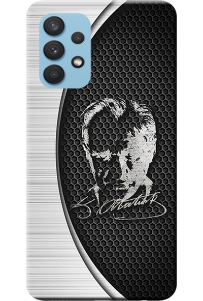 Ceppare Samsung Galaxy A32 Kılıf SM-A325F Desen Baskılı Silikon Kapak Atatürk Tasarım 398 Ceppare Samsung Galaxy A32 Kılıf SM-A325F Desen Baskılı Silikon Kapak Atatürk Tasarım 398