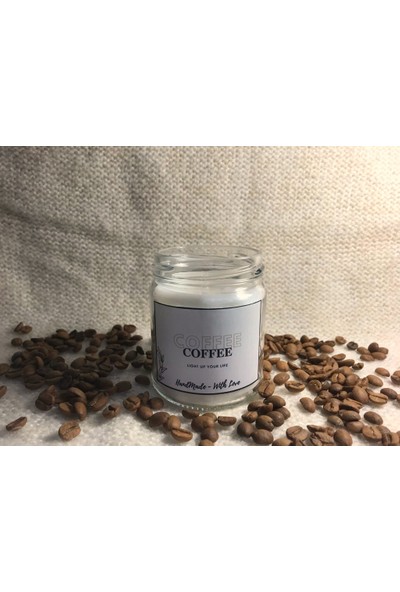 Flipbook Kahve Kokulu Doğal Bardak Soya Mum