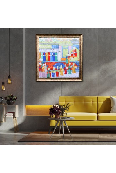 Ronzar Ipek Tablo Padişaha Hediyeler Minyatür RITPHM-001