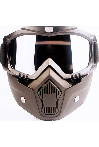 Tam Yüz Koruyucu Sıçrama Önleyici Maske ve Buğu Önleyici Gözlük Kullanın (Yurt Dışından)