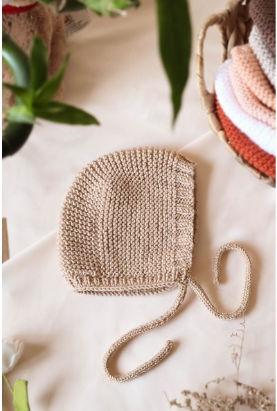 Bebinya Organik Bebek Çocuk Örgü Bere Bone Bebinya Organik Bebek Çocuk Örgü Bere Bone