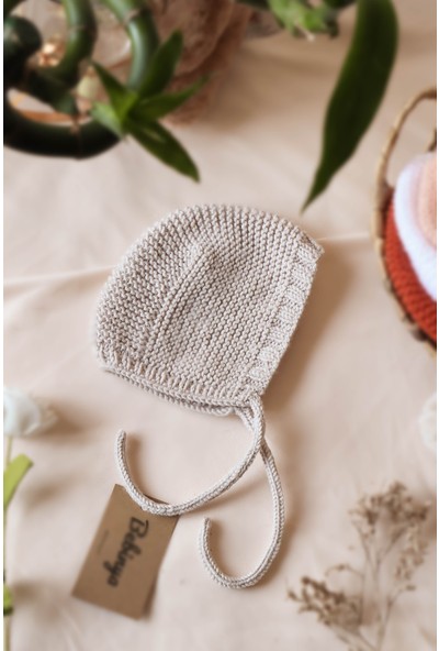 Bebinya Organik Bebek Çocuk Örgü Bere Bone Bebinya Organik Bebek Çocuk Örgü Bere Bone