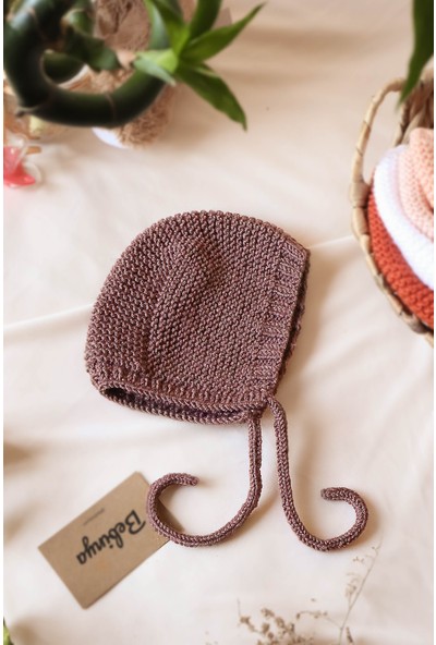 Bebinya Organik Bebek Çocuk Örgü Bere Bone Bebinya Organik Bebek Çocuk Örgü Bere Bone