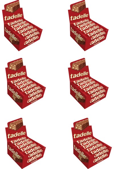 Tadelle Sütlü Fındıklı Çikolata 30 gr 20'li x 6