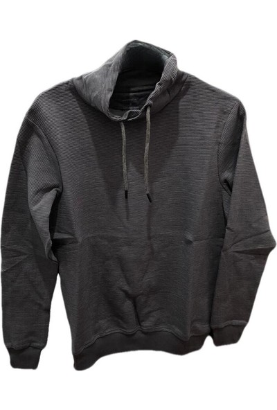Ercan Triko Erkek Şal Yaka Siyah Sweatshirt Ercan Triko Erkek Şal Yaka Siyah Sweatshirt