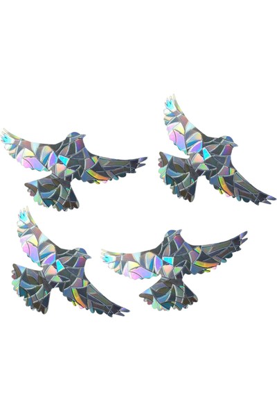 Pencere Çıkartmaları Prizma Pvc Strikes Mutfak Dekoru Kuş Için Statik Yapan Cling (Yurt Dışından)