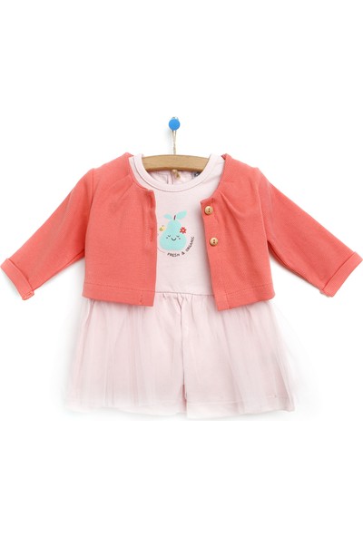 Hello Baby Enjoy Food Elbise Hırka Takım Hello Baby Enjoy Food Elbise Hırka Takım