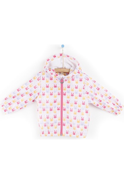 Verscon Basic Kız Bebek Beli Lastikli Yağmurluk