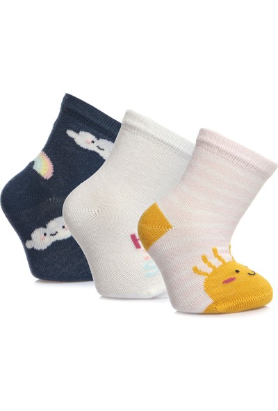 Step 3lü Soket Çorap 3lü Soket Çorap
