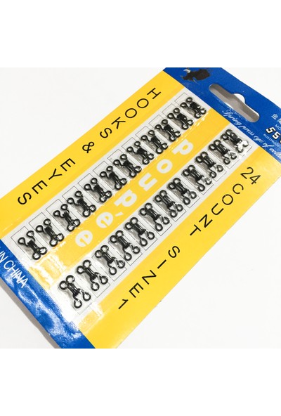 Sermet Süs Dünyası 1 Kart Siyah Agraf Elbise Kopcası Kopca Sermet Süs Dünyası 1 Kart Siyah Agraf Elbise Kopcası Kopca