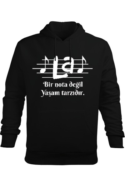 La Erkek Kapüşonlu Hoodie Sweatshirt