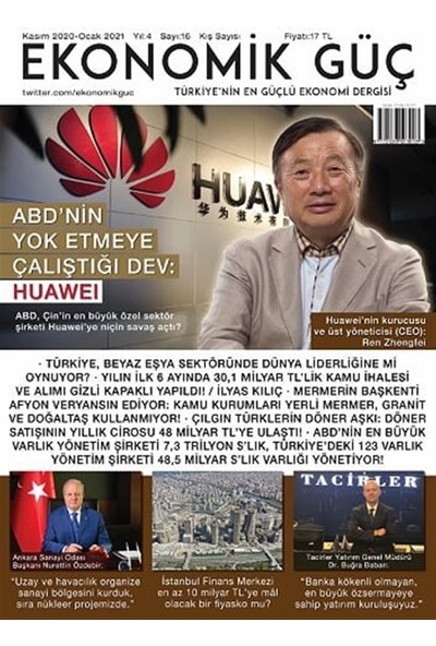Ekonomik Güç Dergisi Sayı: 16 Kasım 2020 - Ocak 2021 Ekonomik Güç Dergisi Sayı: 16 Kasım 2020 - Ocak 2021
