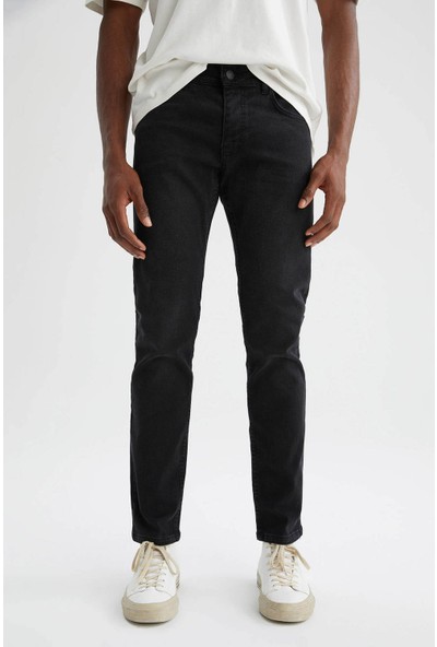 DeFacto W6868AZ/NM40 Defacto Erkek Jean Pantolon Black