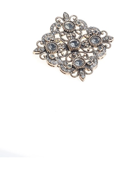 Pier Paris Broş Bronz Otantık Desen