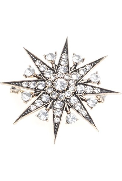 Pier Paris Broş Bronz Otantık Desen