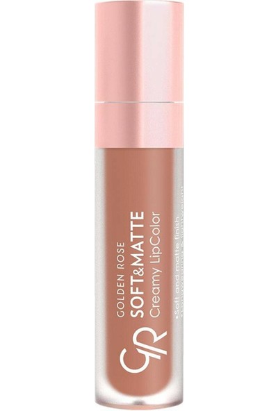 Golden Rose Yumuşak & Mat Ruj - Soft & Matte Creamy Lipcolor 107 Golden Rose Yumuşak & Mat Ruj - Soft & Matte Creamy Lipcolor 107