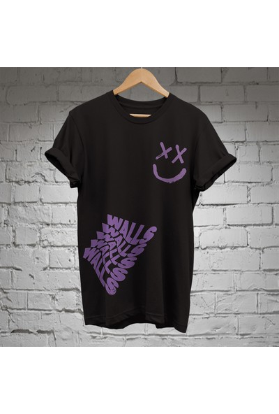 Remonz Walls Baskılı %100 Pamuk Oversize T-Shirt Remonz Walls Baskılı %100 Pamuk Oversize T-Shirt