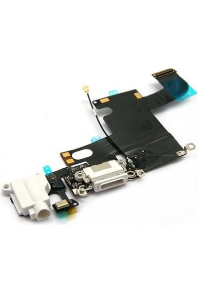 Nokta Teknik iPhone 6 Şarj Soketi ve Kulaklık Soketi Film Mikrofon - Beyaz