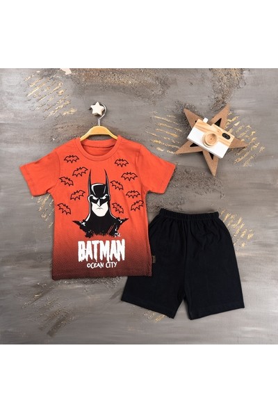 Saymoystar Kids Batman Baskılı Erkek Çocuk 2li Takım Saymoystar Kids Batman Baskılı Erkek Çocuk 2li Takım