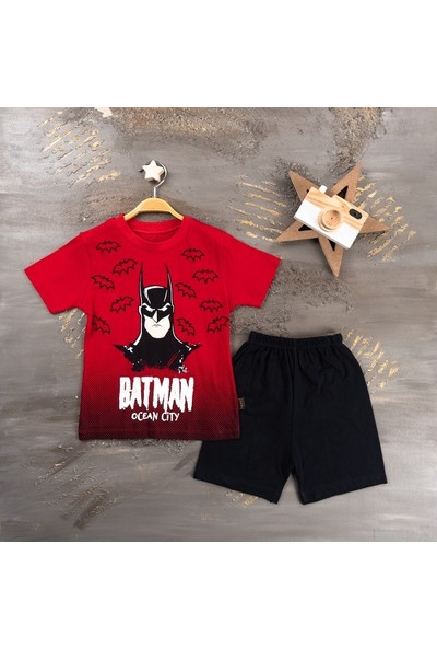 Saymoystar Kids Batman Baskılı Erkek Çocuk 2li Takım Saymoystar Kids Batman Baskılı Erkek Çocuk 2li Takım