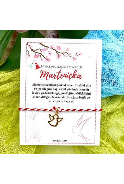 Wish Design Melekli Marteniçka Bileklik Wish Design Melekli Marteniçka Bileklik