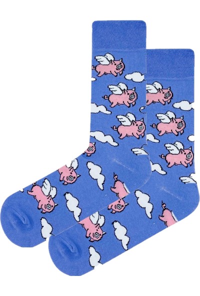 Hayvan Desenli Unisex Pamuk Çorap Yumuşak Soket