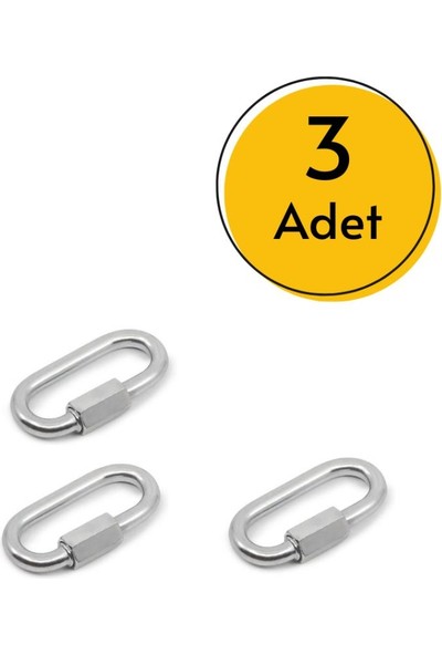 Force Chain Vidalı Bakla / Quick Link 8 mm 3 Adet Force Chain Vidalı Bakla / Quick Link 8 mm 3 Adet