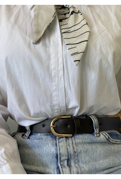 KİLİGİSTANBUL Kadın Oval Tokalı Kemer