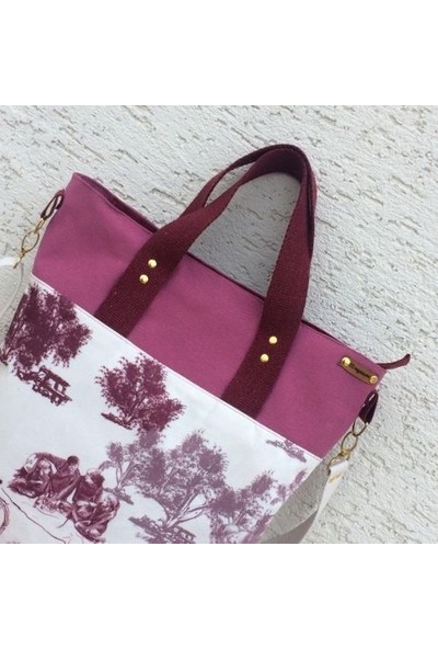 Rengin Mor Desenli Çanta Rengin Mor Desenli Çanta