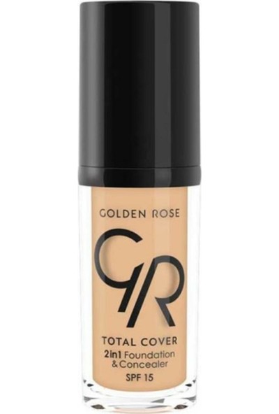 Golden Rose Total Cover 11 Nude 2 In 1 Foundation 30ML Golden Rose Total Cover 11 Nude 2 In 1 Foundation 30ML