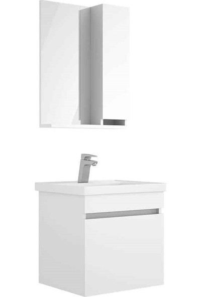 Belinza Etna Banyo Dolabı Takımı Beyaz 65 cm Belinza Etna Banyo Dolabı Takımı Beyaz 65 cm
