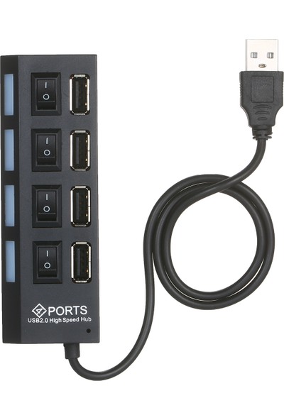 Top Geek 4 Portlu 480 Mbps USB Portu - Siyah (Yurt Dışından) Top Geek 4 Portlu 480 Mbps USB Portu - Siyah (Yurt Dışından)