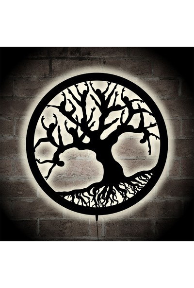 Lucarte Pray Tree LED Işıklı Tablo Ahşap Duvar Dekoru Lucarte Pray Tree LED Işıklı Tablo Ahşap Duvar Dekoru