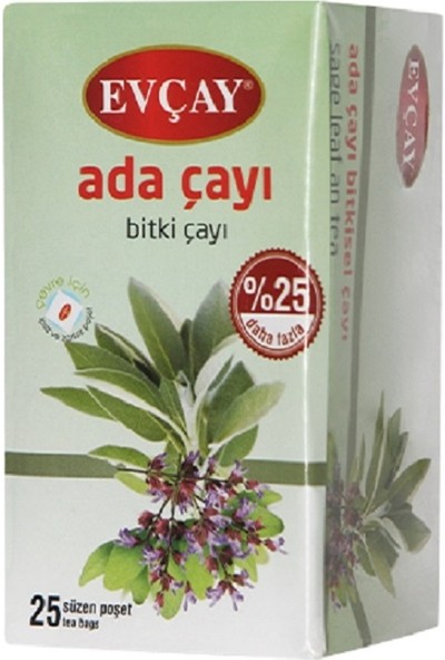 Evçay Adaçayı Bitki Çayı (25 Adet Süzen Poşet) Evçay Adaçayı Bitki Çayı (25 Adet Süzen Poşet)