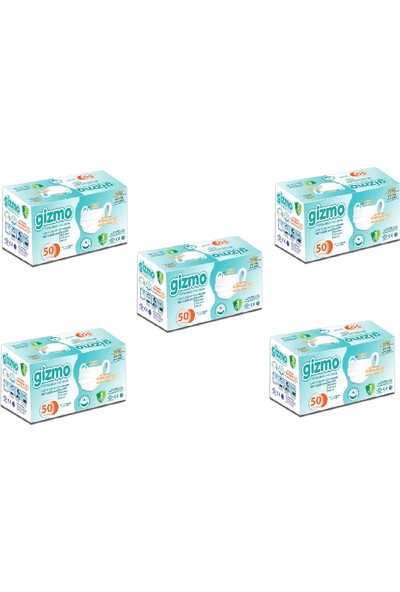 Gizmo 3 Katlı Maske 250 Adet