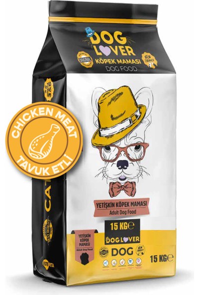 Dog Lover Yetişkin Köpek Maması Tavuk Etli 15 kg Dog Lover Yetişkin Köpek Maması Tavuk Etli 15 kg