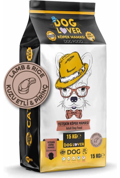 Dog Lover Yetişkin Köpek Maması Kuzu Etli ve Pirinçli 15KG