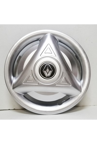Renault Toros Üç Bacak Jant Kapağı 13 Inç Kırılmaz 4 Adet-Amblem Hediye