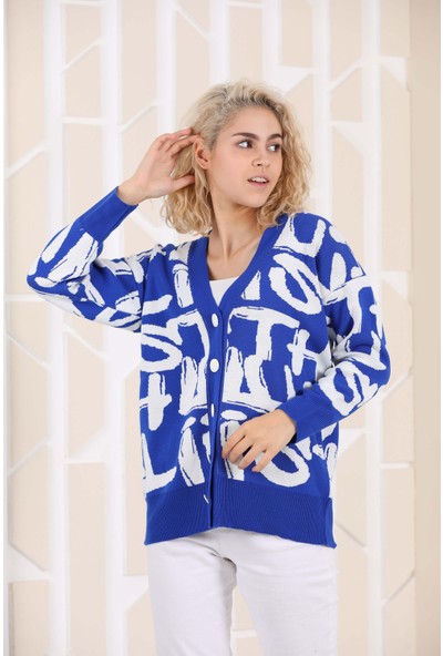 Moda Çizgi Kadın Triko Hırka Moda Çizgi Kadın Triko Hırka