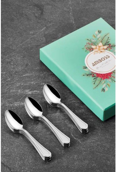 Amboss Aquamarine 12'li Çay Kaşığı