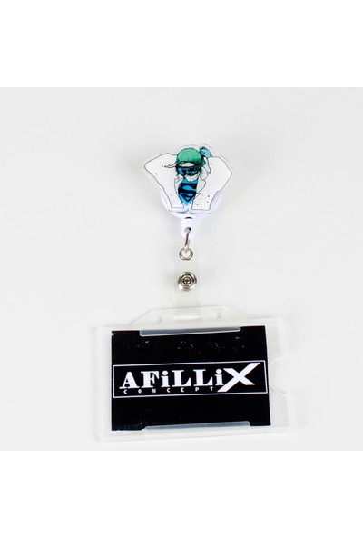 Afillix Concept Süper Doktor Tasarım Pleksi Yoyo Yaka Kartı Aksesuarı Şeffaf Kart Koruyucu Afillix Concept Süper Doktor Tasarım Pleksi Yoyo Yaka Kartı Aksesuarı Şeffaf Kart Koruyucu