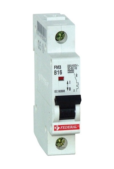 Federal FEDERAL,1X16A Otomatik Sigorta Federal FEDERAL,1X16A Otomatik Sigorta