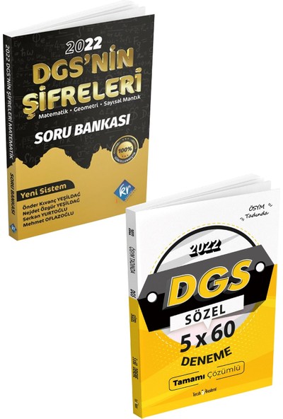 Tercih Akademi DGSnin 2022 Şifreleri Soru Bankası+Tercih Akademi DGS 2022 Sözel 5X60 Deneme (Ciltli) Tercih Akademi DGSnin 2022 Şifreleri Soru Bankası+Tercih Akademi DGS 2022 Sözel 5X60 Deneme (Ciltli)