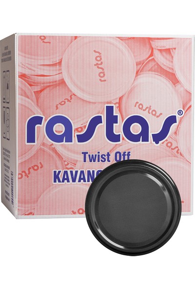 Rastaş 500 Adet Dökme Koli Kavanoz Kapağı -Siyah- 82 Mm. Rastaş 500 Adet Dökme Koli Kavanoz Kapağı -Siyah- 82 Mm.