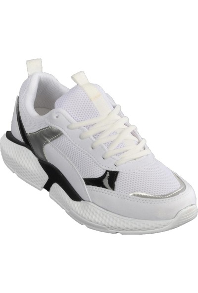 Forza Beyaz-Siyah Kadın Spor Ayakkabı
