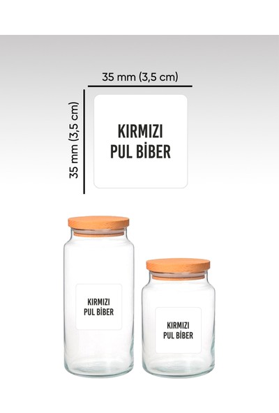 EGESTA 200 Adet Kare-Yıkanabilir Baharat-Bakliyat-Kuruyemiş-Bitki-Çay-Kahve Kavanoz Etiketi/sticker EGESTA 200 Adet Kare-Yıkanabilir Baharat-Bakliyat-Kuruyemiş-Bitki-Çay-Kahve Kavanoz Etiketi/sticker