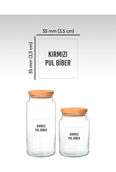 EGESTA 200 Adet Kare-Yıkanabilir Baharat-Bakliyat-Kuruyemiş-Bitki-Çay-Kahve Kavanoz Etiketi/sticker EGESTA 200 Adet Kare-Yıkanabilir Baharat-Bakliyat-Kuruyemiş-Bitki-Çay-Kahve Kavanoz Etiketi/sticker