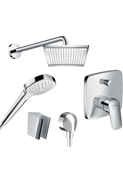 Hansgrohe Logis Ankastre Set Krom Hansgrohe Logis Ankastre Set Krom