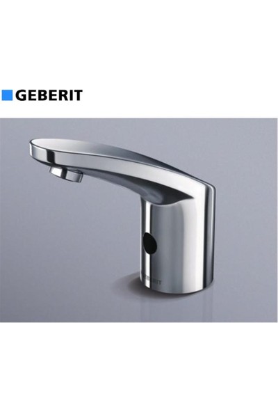 Geberit Type 185 Fotoselli Lavabo Bataryası, Çift Su Girişli, Dıştan Miks, Pilli Geberit Type 185 Fotoselli Lavabo Bataryası, Çift Su Girişli, Dıştan Miks, Pilli