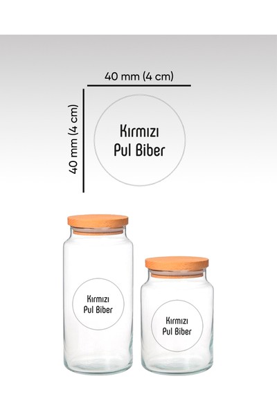 EGESTA 200 Adet Yuvarlak-Yıkanabilir Baharat-Bakliyat-Kuruyemiş-Bitki-Çay-Kahve Kavanoz Etiketi/sticker EGESTA 200 Adet Yuvarlak-Yıkanabilir Baharat-Bakliyat-Kuruyemiş-Bitki-Çay-Kahve Kavanoz Etiketi/sticker